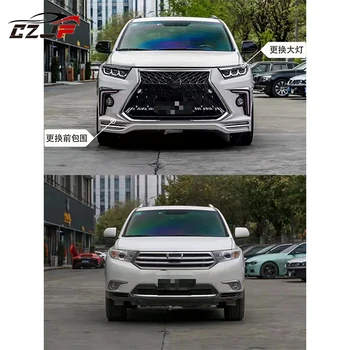 Car Rear Front Bumper Body Kit For Toyota Highlander 2012-2014 Year ...
