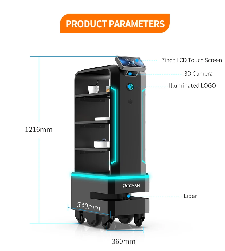 Reeman Flash Food Truck Robot - Autonomous Delivery Solutions