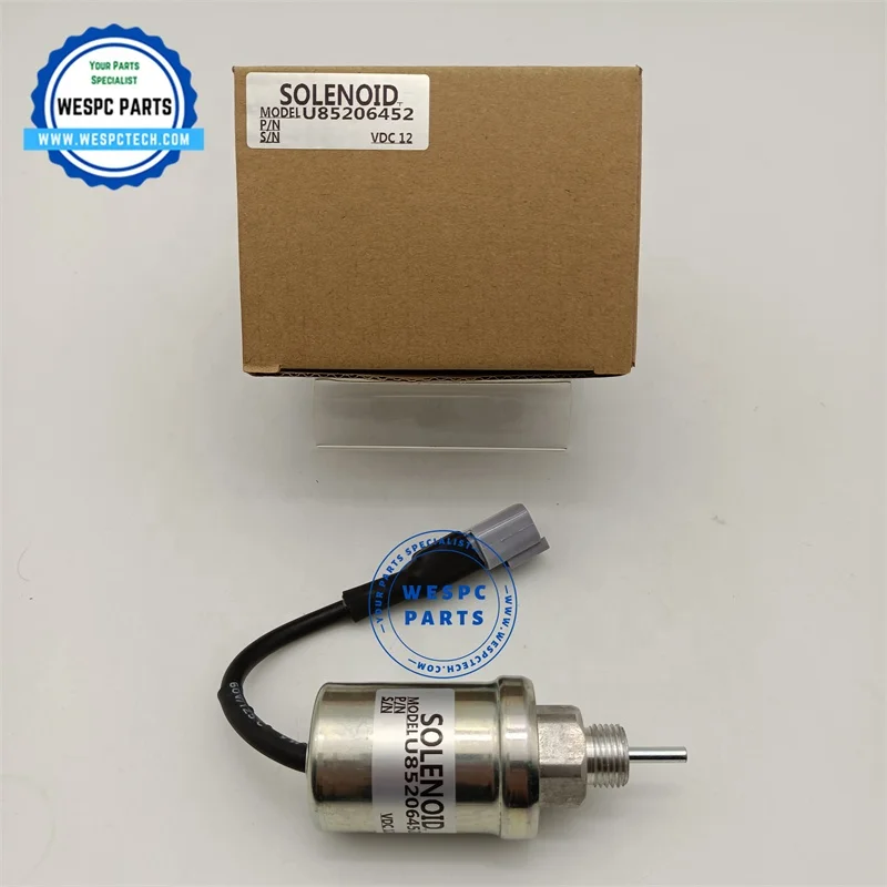 Engine Part 12v Diesel Engine Fuel Stop Solenoid U85206520 U85206452 ...