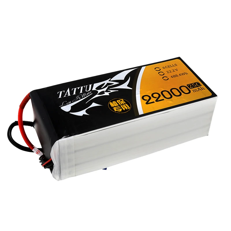 22000mah 22.2v 6s 488wh Lipo Battery Burst 25c For Big Load Multirotor ...
