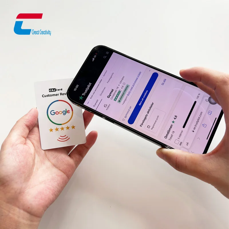 Personalized Google Review Sign Nfc Scan Code Acrylic 13.56MHZ Nfc ...