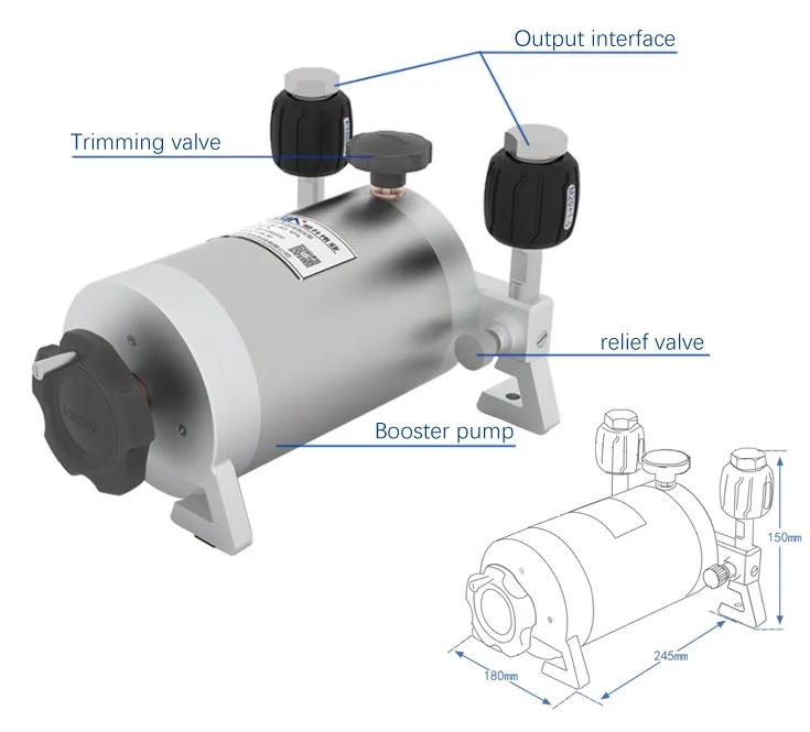 Micro Pressure Pump Handheld Calibrator Air Media -40~40kpa - Buy ...
