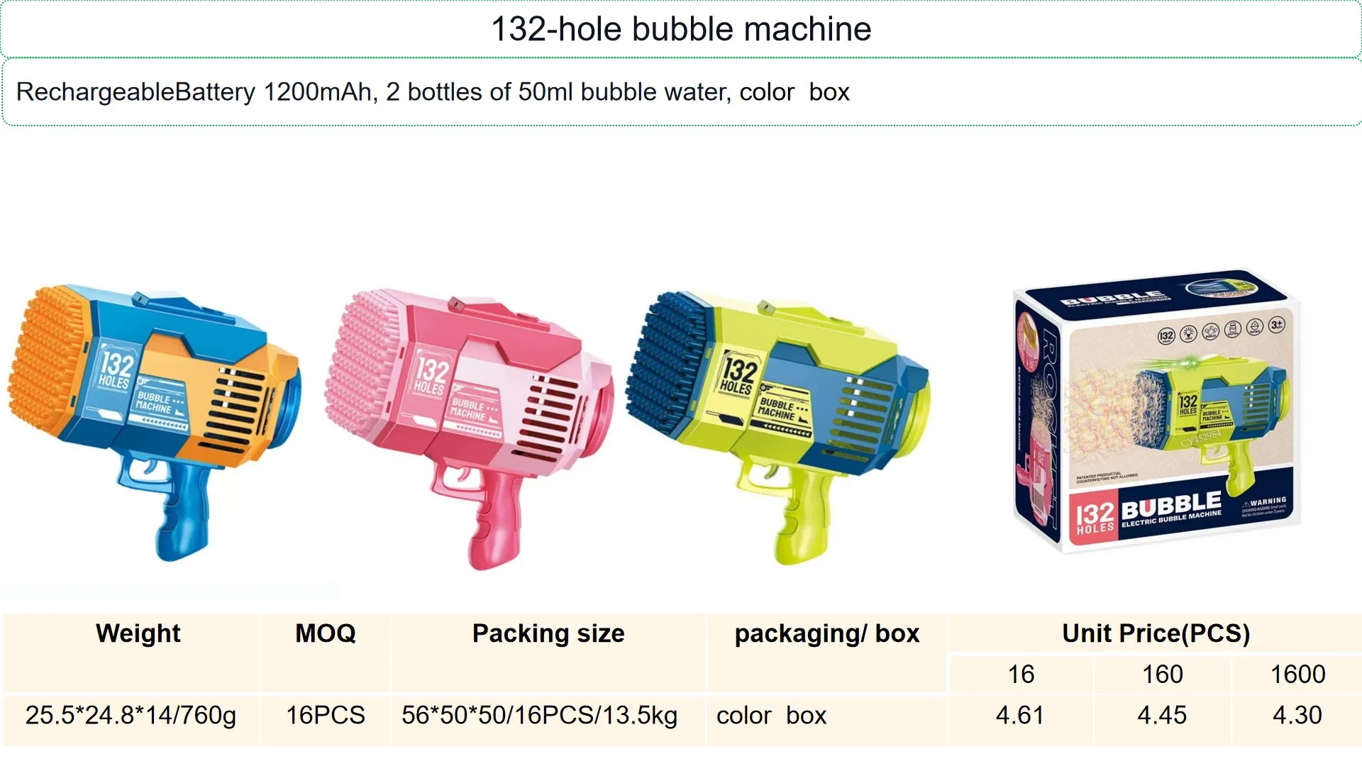Factory Outlet Summer All Types Automatic Bubble Maker Gatling Bazooka ...