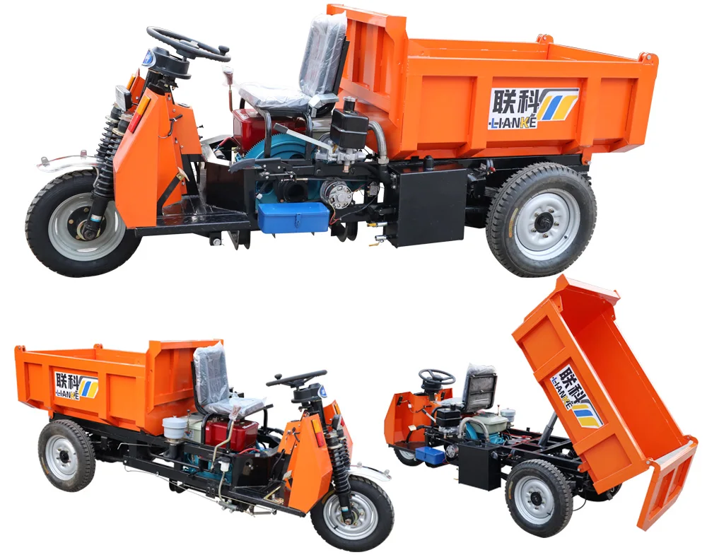 1ton LK135D Diesel Mini Dumper - Hydraulic & Reliable