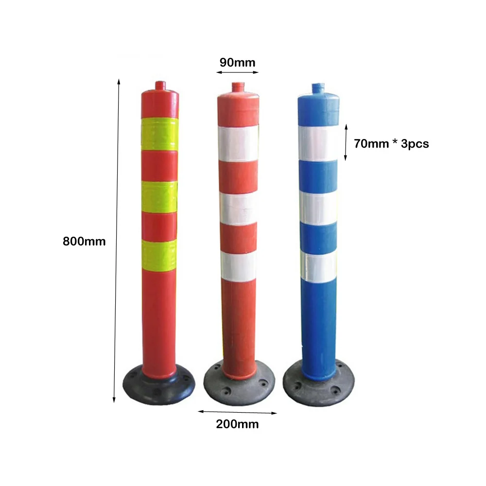 Traffic Warning Road Safety EVA Bollard - 90 Mm Diameter