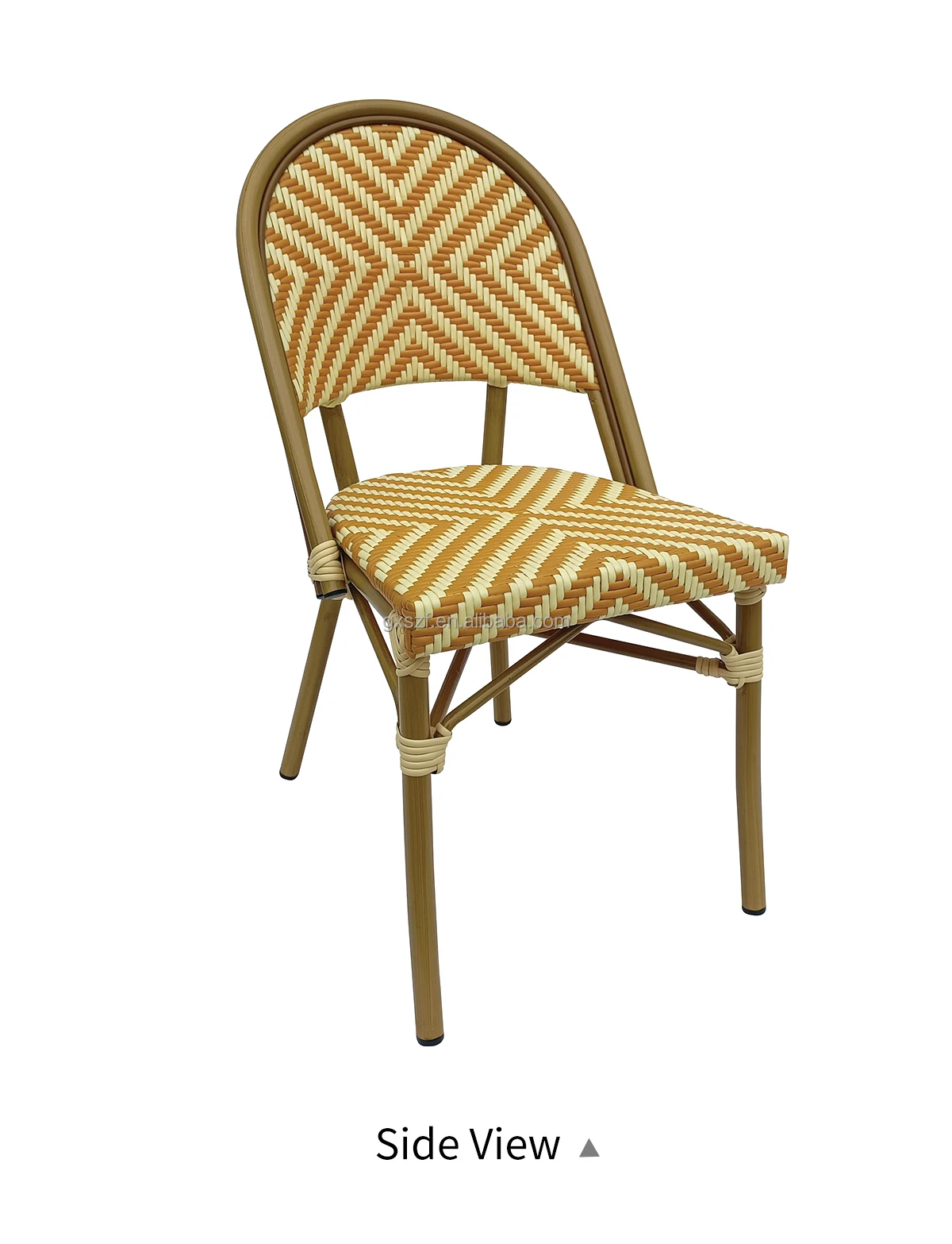 Factory Wholesale Outside French Bistro Cafe Rattan Chairs Outside ...