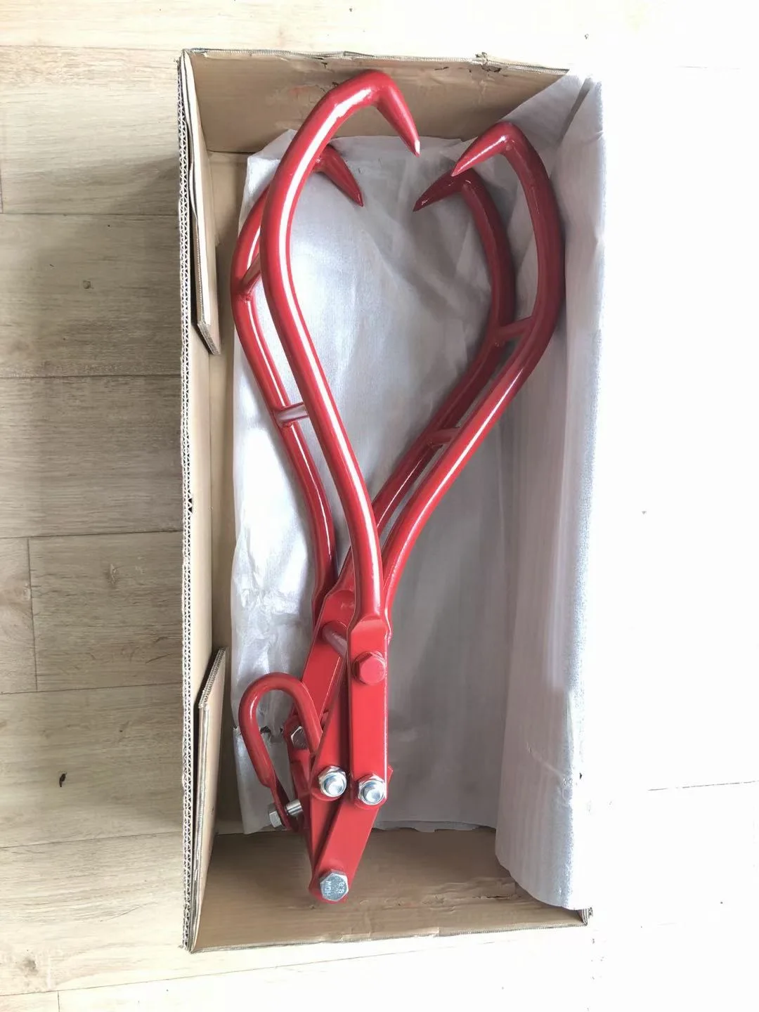 Wood Shift Tool Timber Claw Hook 28" Log Lifting Tong Grapple Claw ...