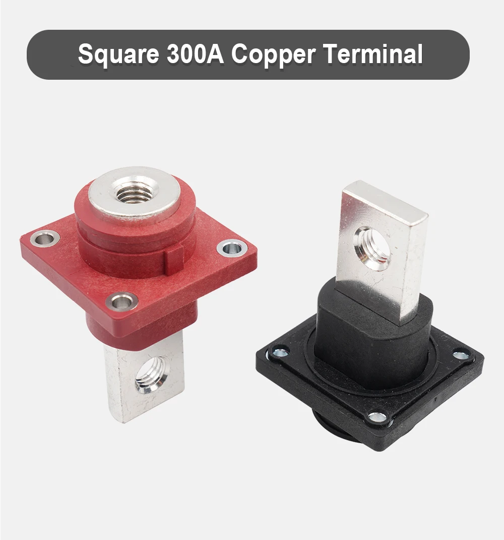 2pcs 300a New Copper Terminal Through High Current Electric Vehicle ...