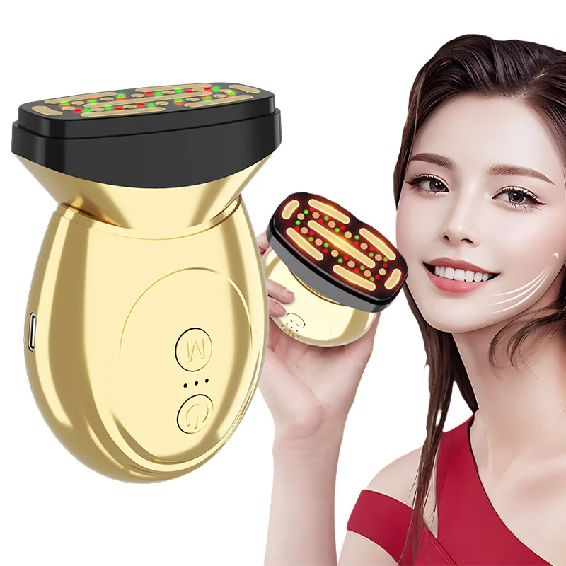 Red Light Therapy Electric Face Neck Lifting Treatment Anti Instrument ...