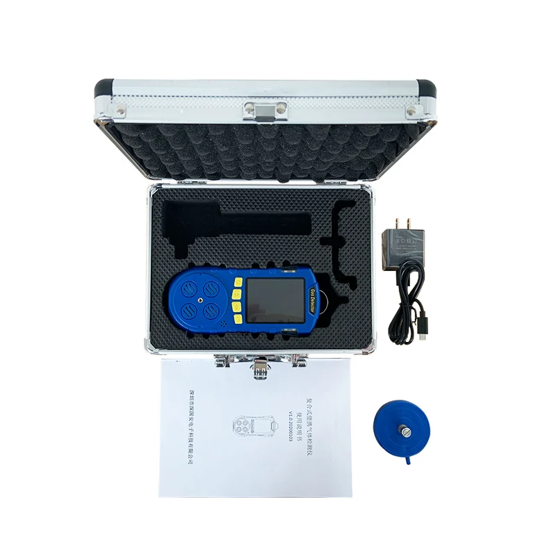 Portable Co H2s O2 Lel Ch4 4 Gases Monitor Multi 4 Gas Detector With Explosion-proof - Buy ...