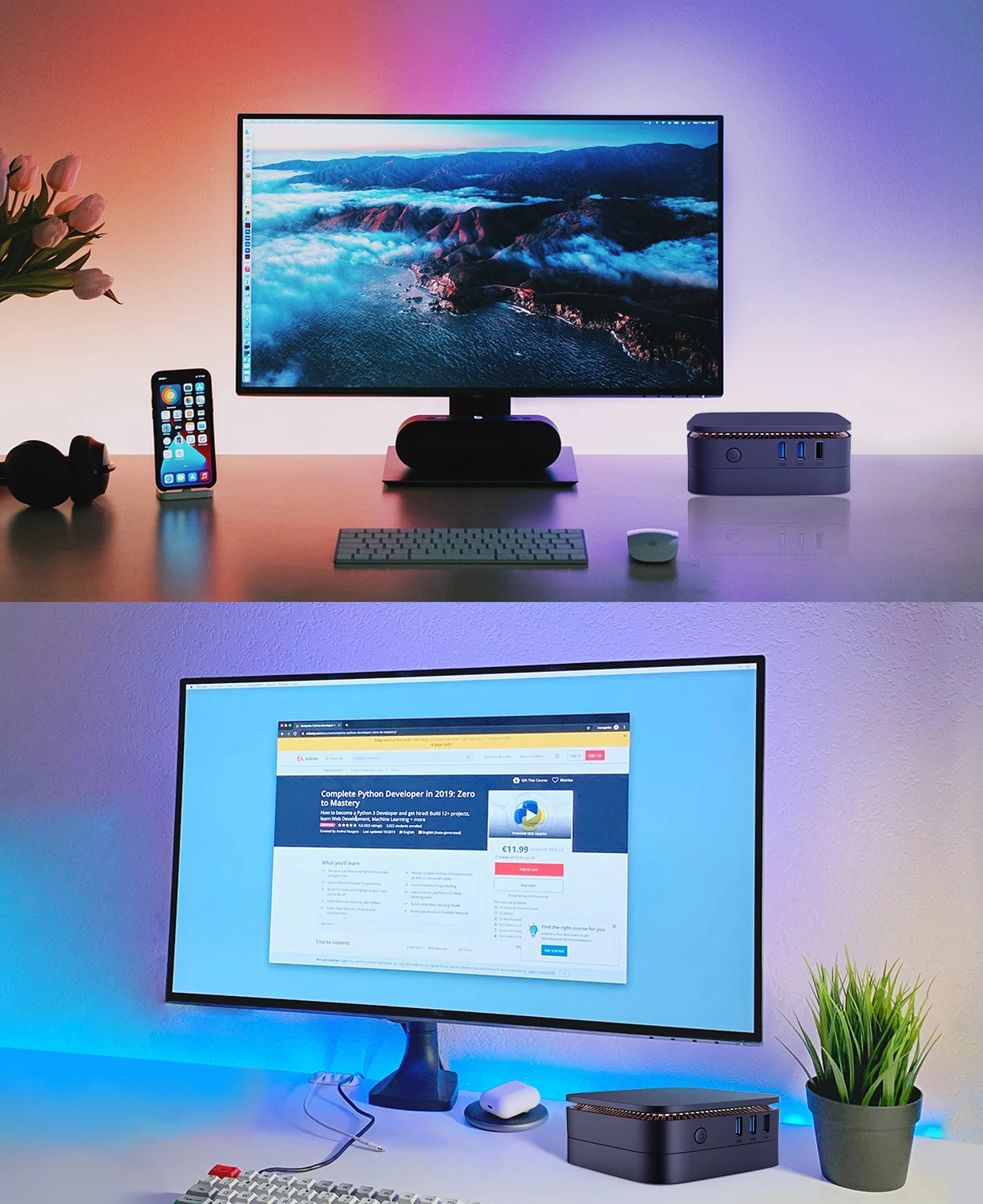 CYX Mini PC Win 11 Pro - Intel Celeron N5105, 12GB RAM, 256GB SSD ...