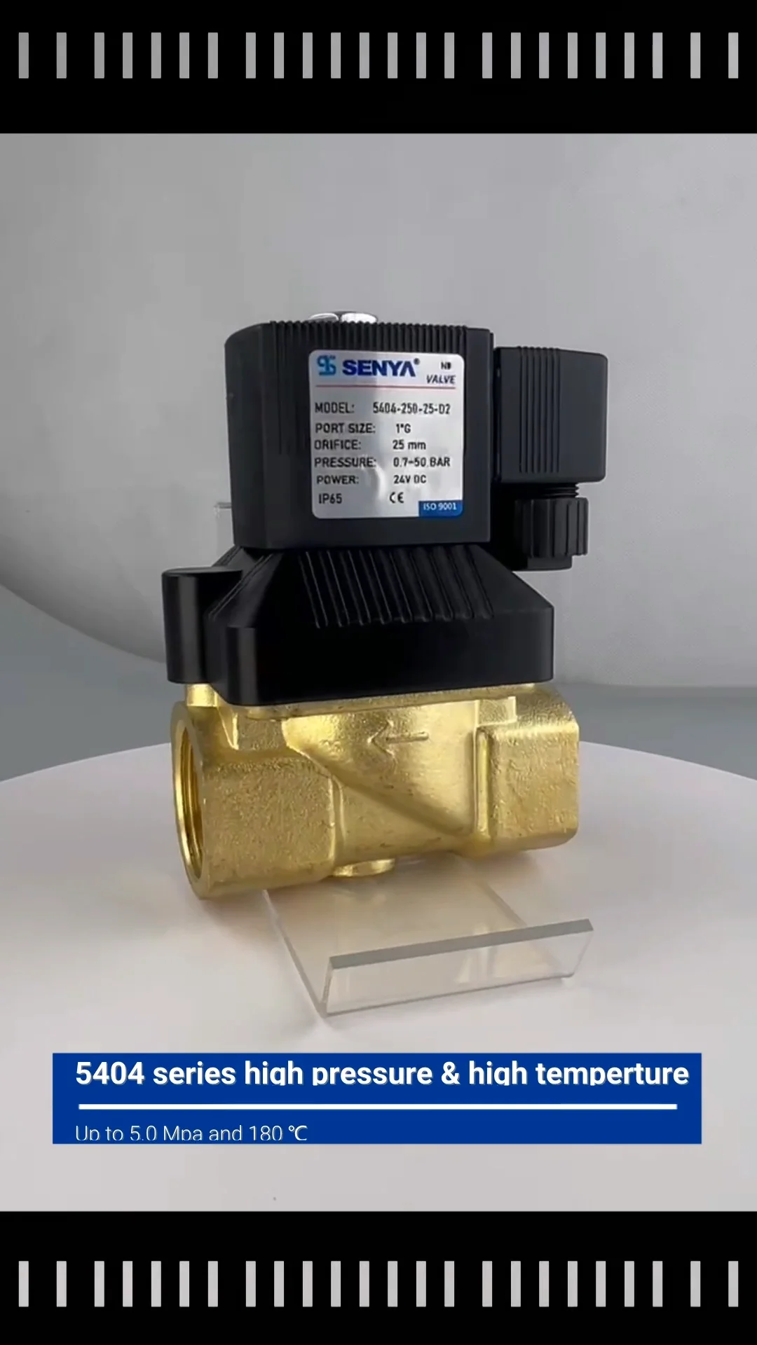 5404 Series High Quality Servo Pressure Piston Solenoid Valve High Temperature High Pressure ...