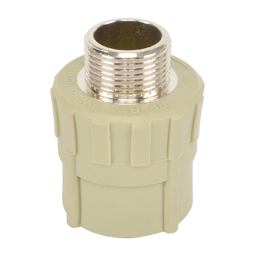 BSP Thread PPR Pipe Connection Straight Male Adapter Plastic Pipe PPR ...