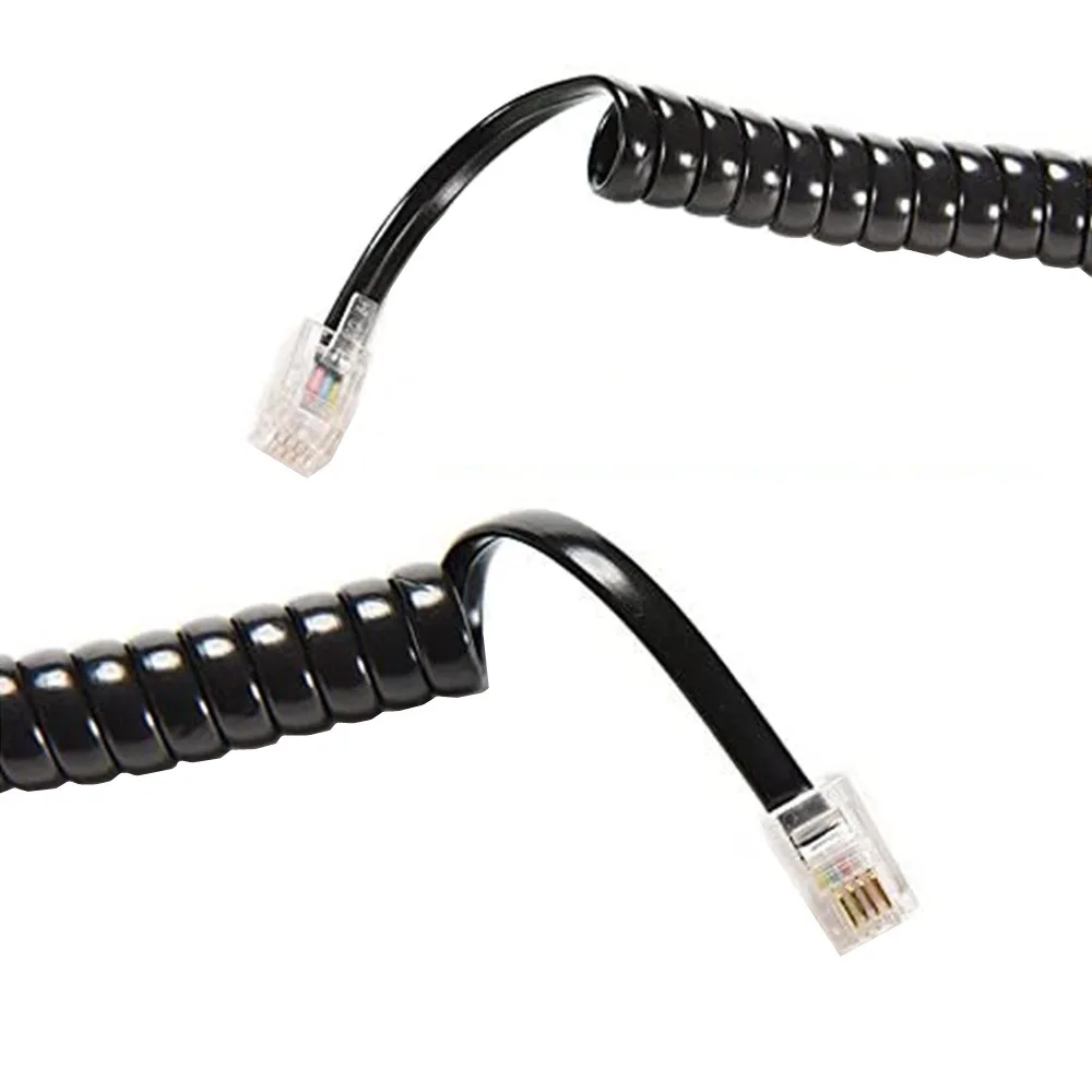 Phone Cord Landline Uncoiled Coiled Landline Telephone Handset Cord ...
