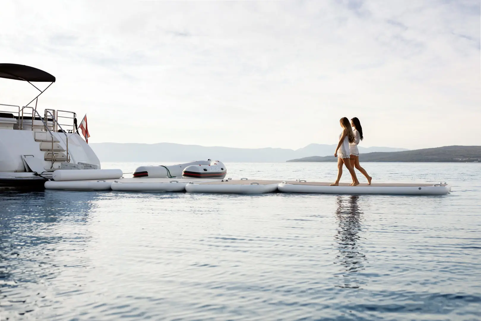 Funworldsport Inflatable Dock - Durable Floating Platform