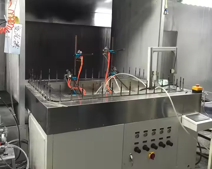 Semi-automatic Gold Pvd Coating Machine | Uv Spray Painting Line For ...