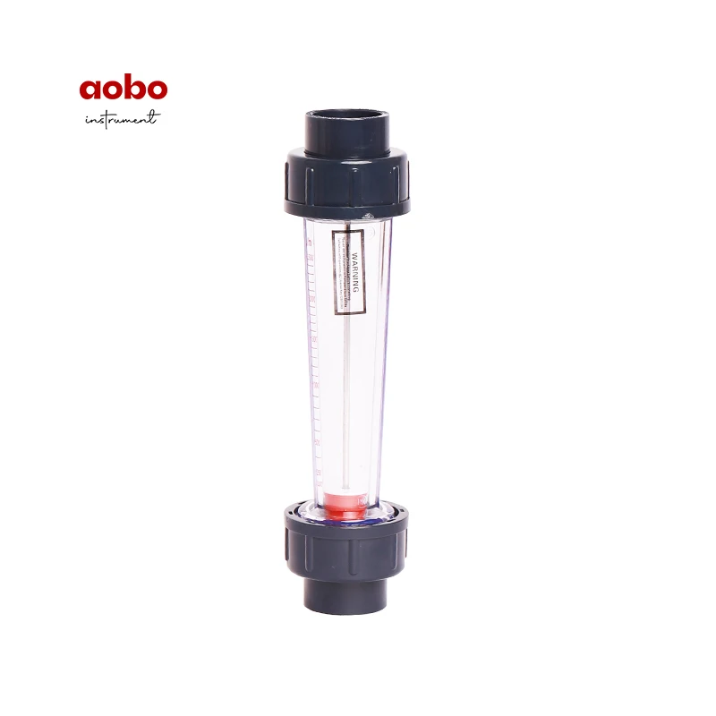 Lzs PVC Pipe Flowmeter Plastic Rotameter Flange Connection Plastic ...