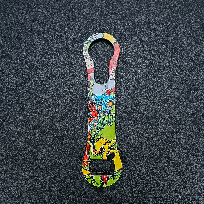 Custom Sublimation Stainless Steel Opener Bar Blade Customized Black ...