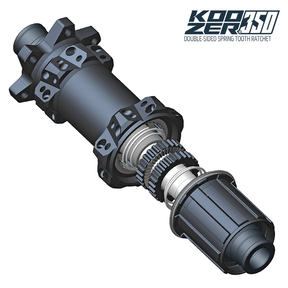 Koozer 350 Boost Ratchet 40T Straight Pull CR-MO Steel Axle HG XD MS 11 ...