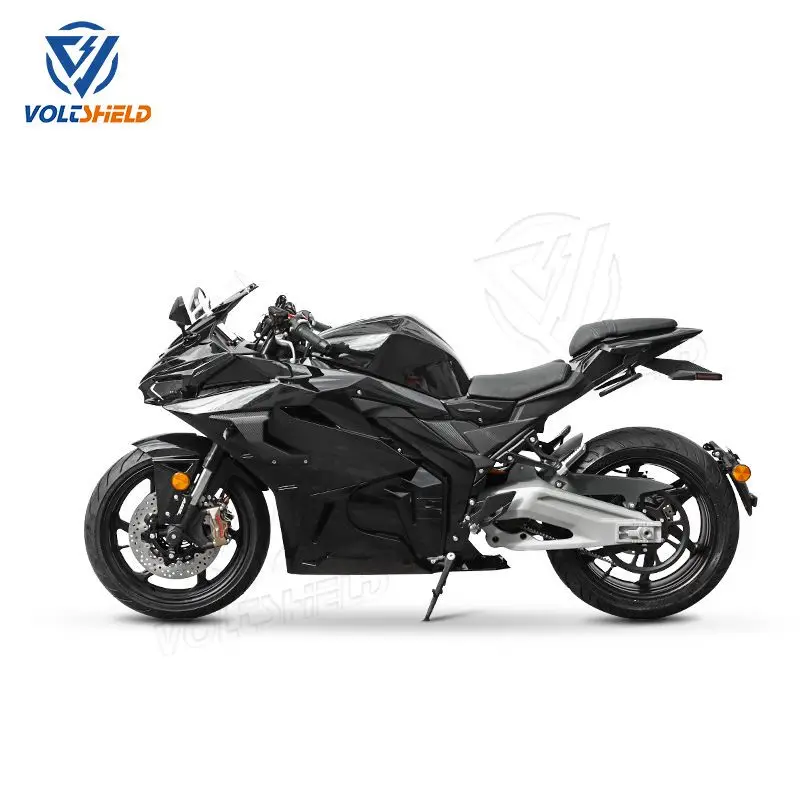 Latest R6 Electric Motorcycle with Water Cooling System 20kw Belt Motor ...