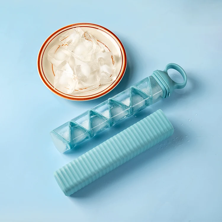 Portable Bpa Free Ice Cube Molds Plastic Pulling Type Ice Cube Moulds V ...
