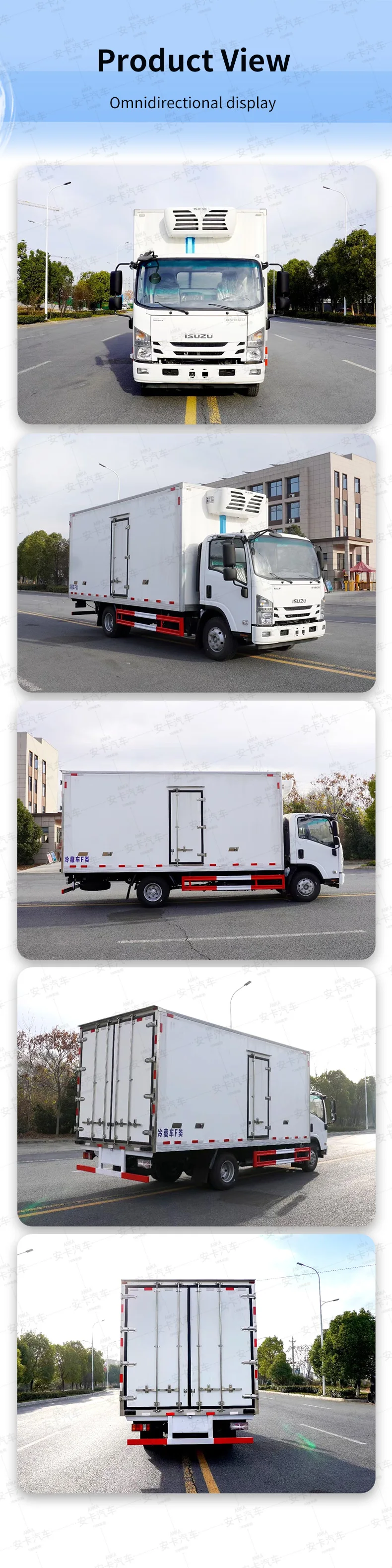 I SUZU ELF KV100 8 Tons 10 Ton Refrigerator Truck 4x2 Freezer Box Truck ...