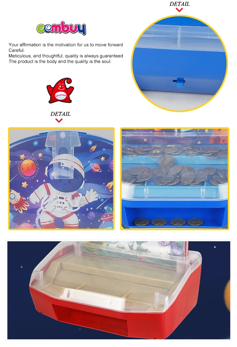 Interactive Tabletop Game - Mini Toys Coin Pusher Machine