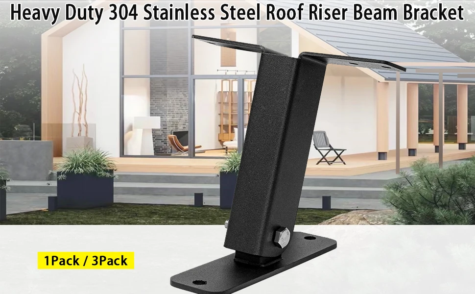 90 Degree Adjustable Patio Roof Riser 304 Stainless Steel Pergola Roof ...