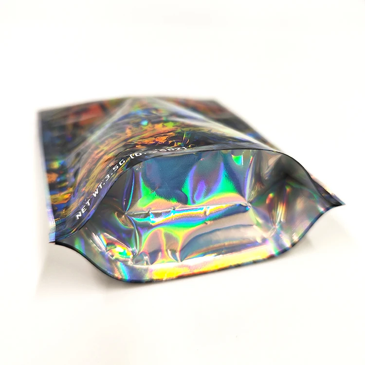 Custom Printed 3.5g Bag Aluminized Foil Matte Glossy