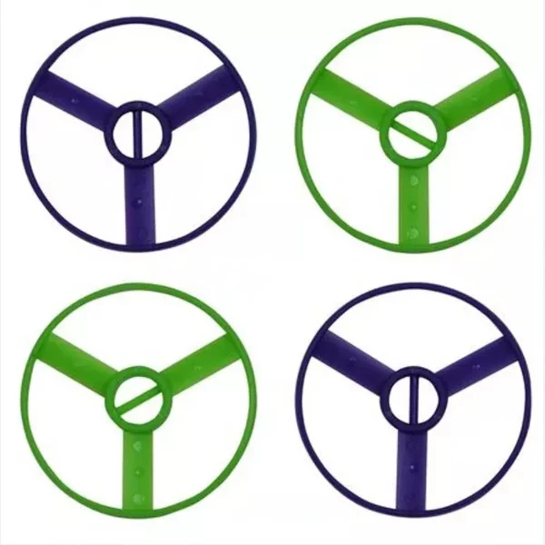 Flying Disc Launcher with Catch Net - STEM Toy for Kids