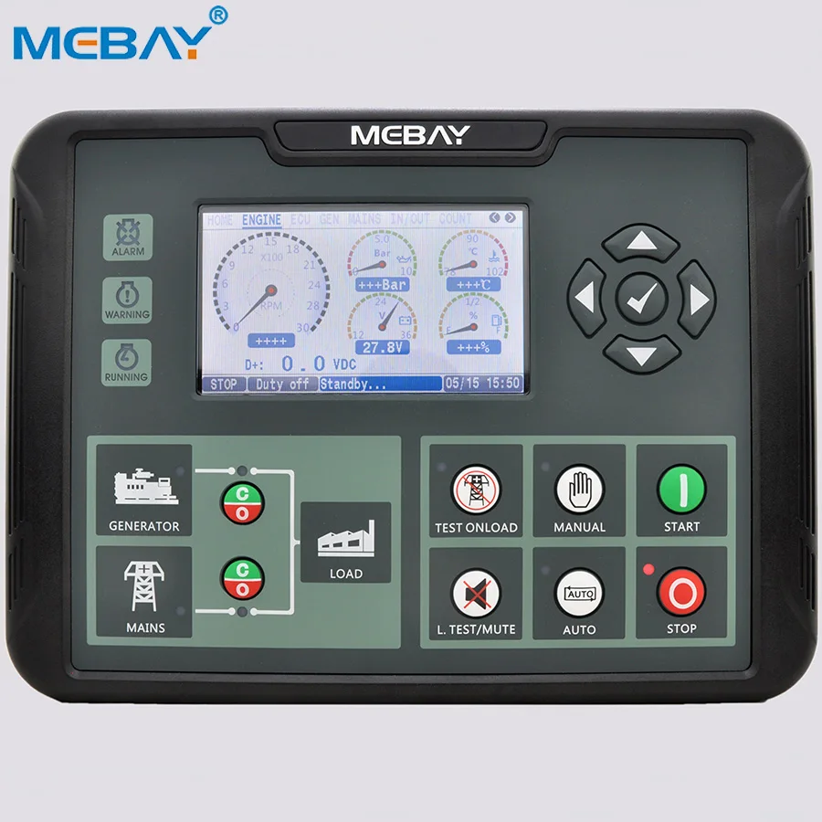 Mebay Marine Amf Genset Remote Control Panel Dc92d - Buy Genset Control ...