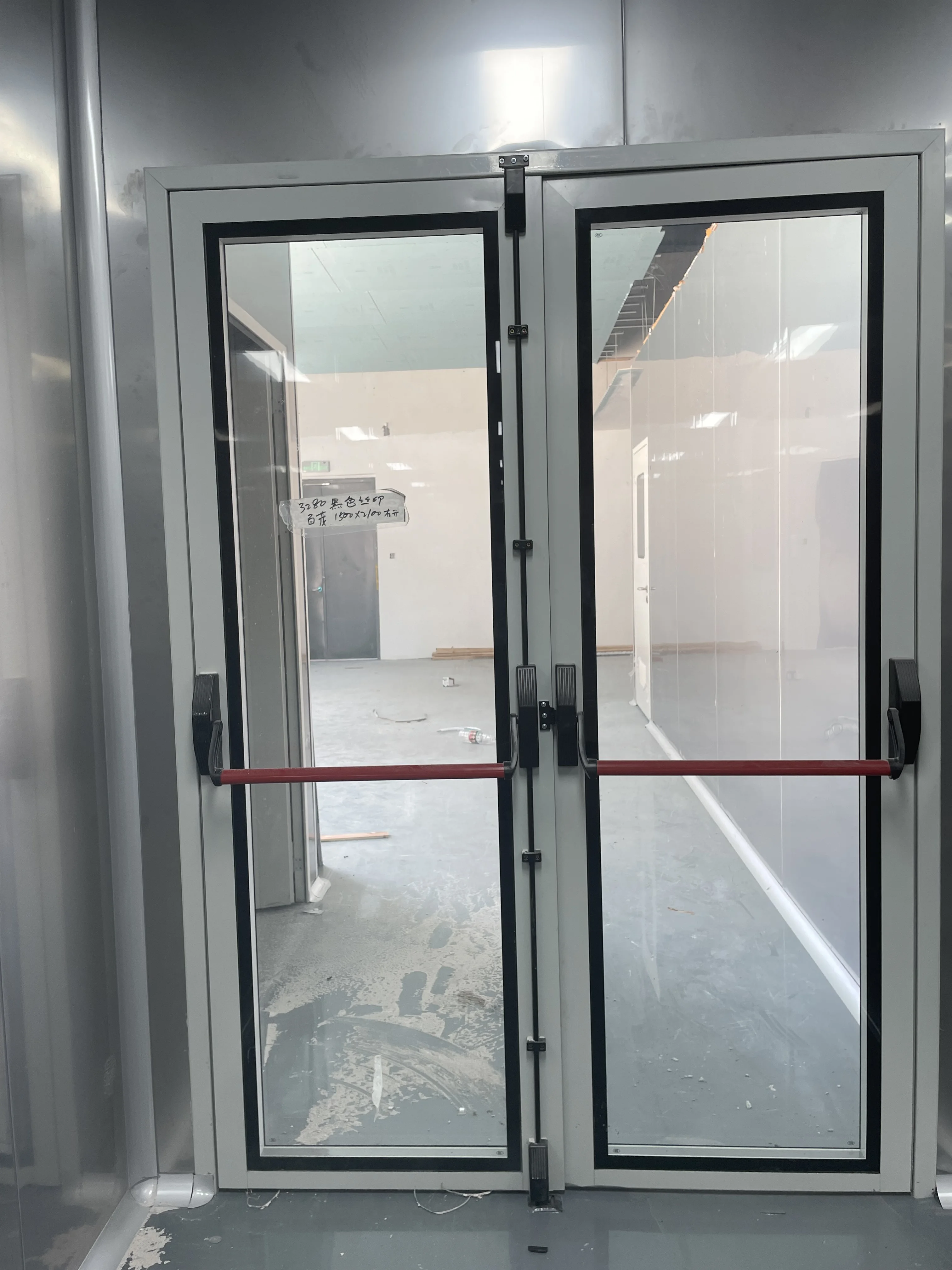 GMP Security Emergency Exit Door with Panic Bar & Lock, OEM Available