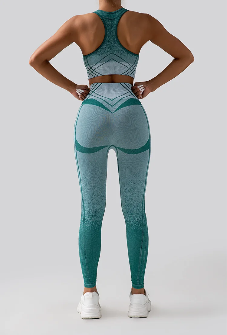 Custom Seamless 2pcs Activewear Outfits Women Workout Clothing Sports ...