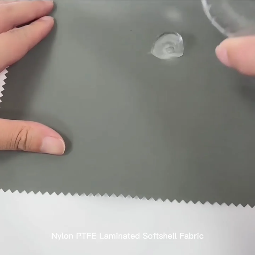 100% Nylon 196t Nylon Taslon 3 Layer Ptfe Laminated Membrane Fabric ...