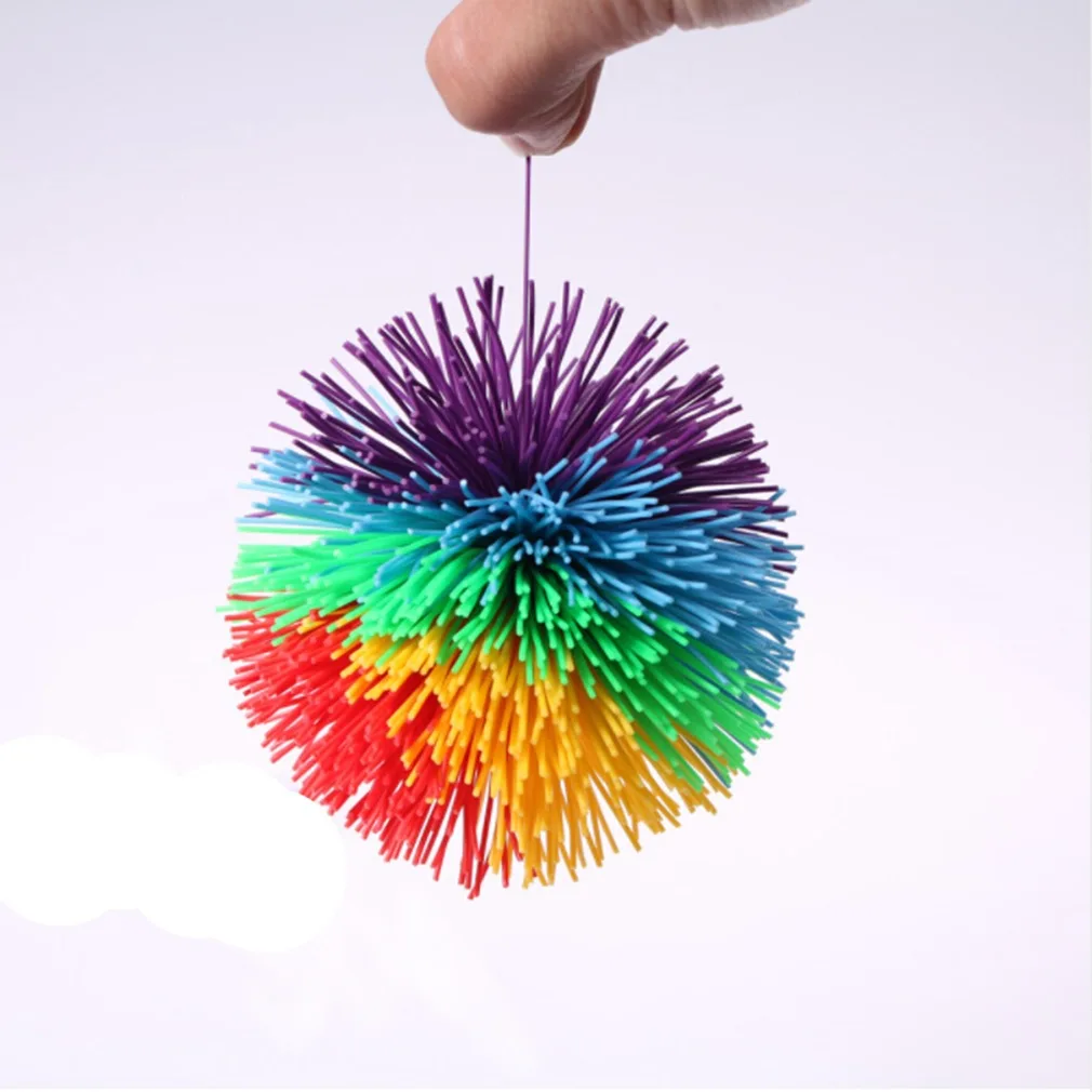Sensory Toys - Super Bouncy Stringy Koosh Ball for Stress Relief