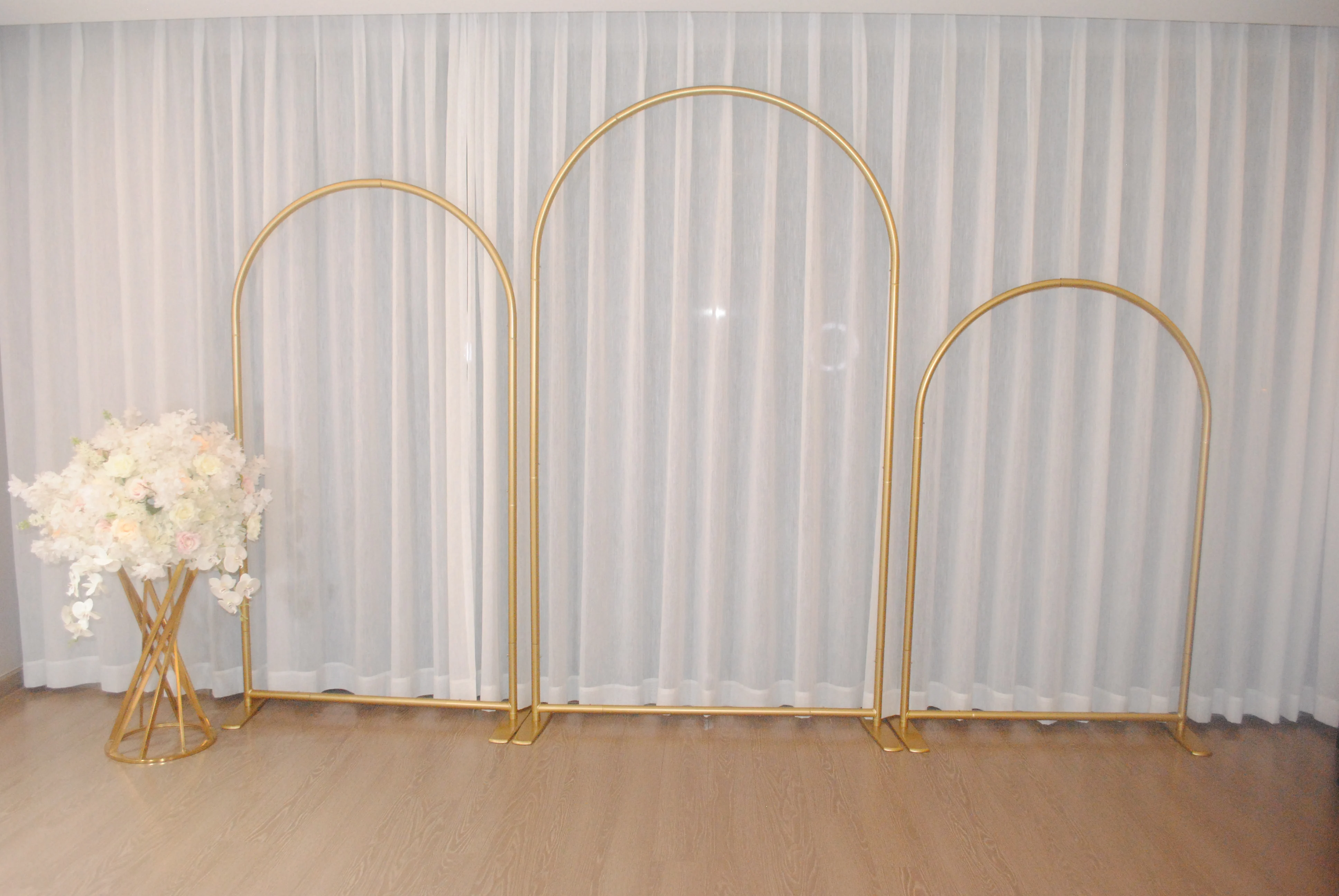 Gold Color Chiara Arch Frame - Perfect for Wedding & Events