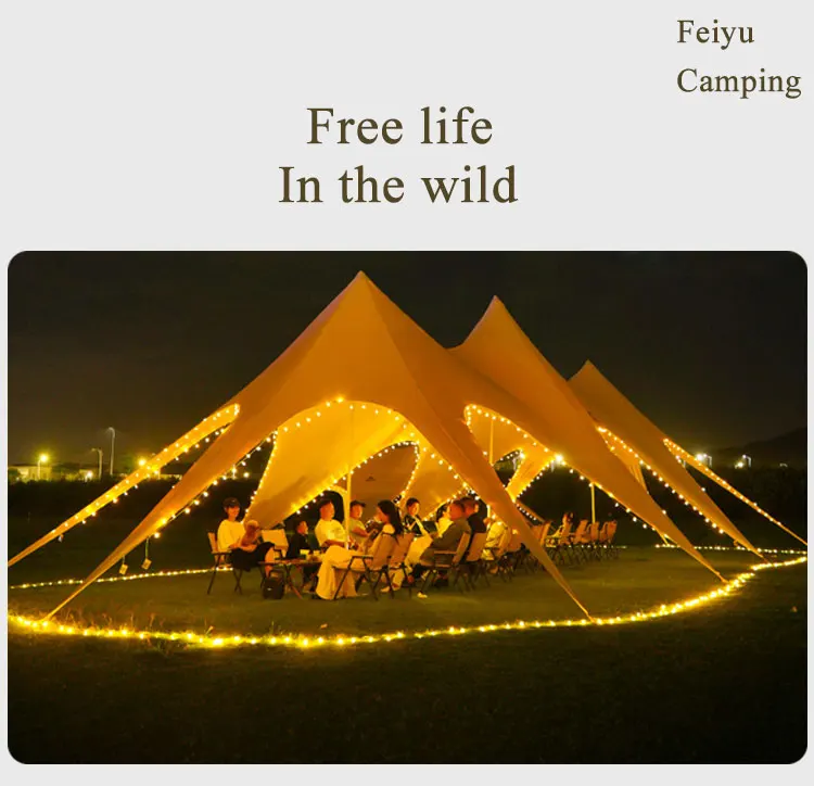 Outdoor Event Tents - Durable, Uv-Resistant Star Shaped Tents