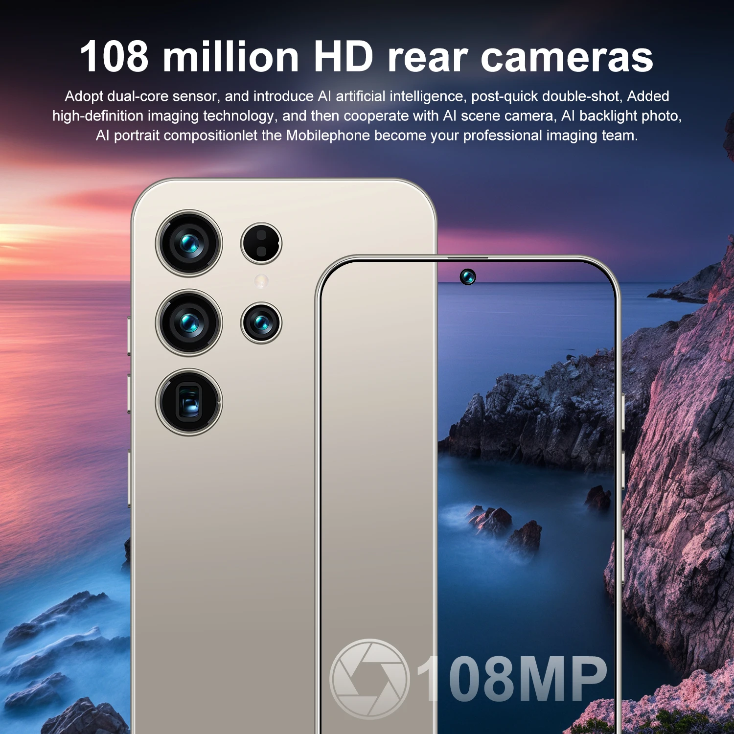 2025 New Original S26 Ultra Smartphones 22GB+2TB 5G Dual SIM Mobile ...