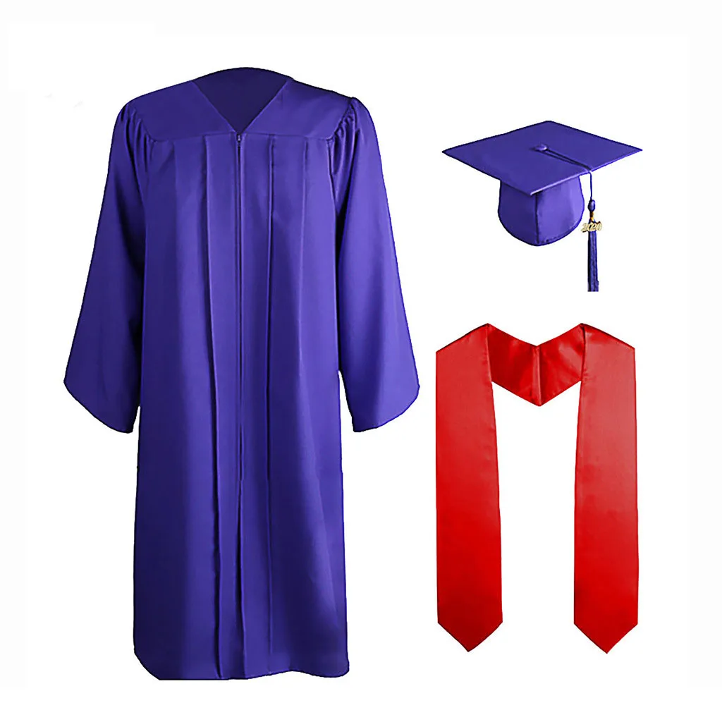 Black Graduation Cap and Gown - High Quality College Uniform