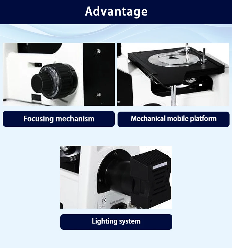 Fcm 2000w Trinocular Inverted Metallurgical Microscope/industrial ...