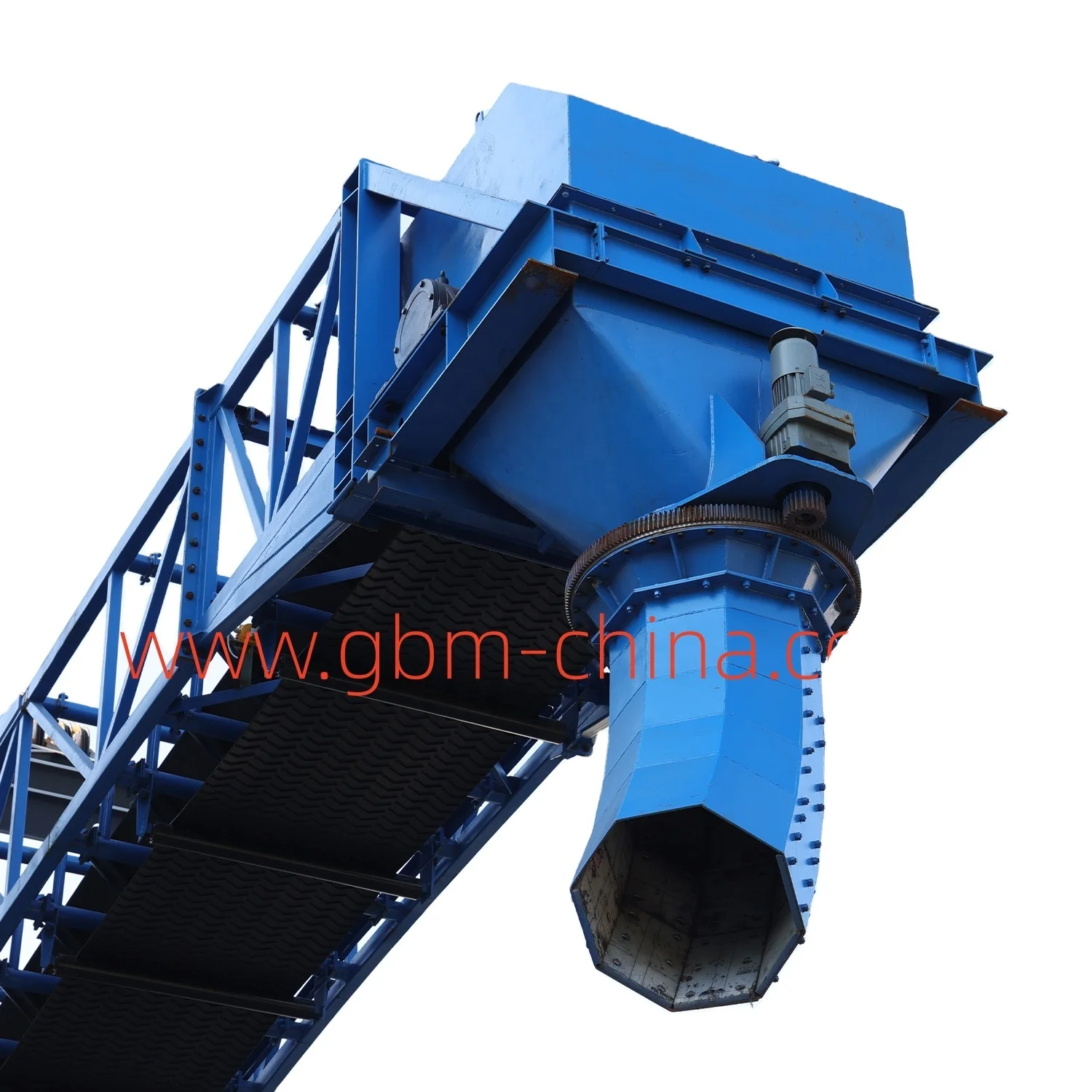 Mobile Conveyor Belt Ship Loader - 800ton/h Capacity