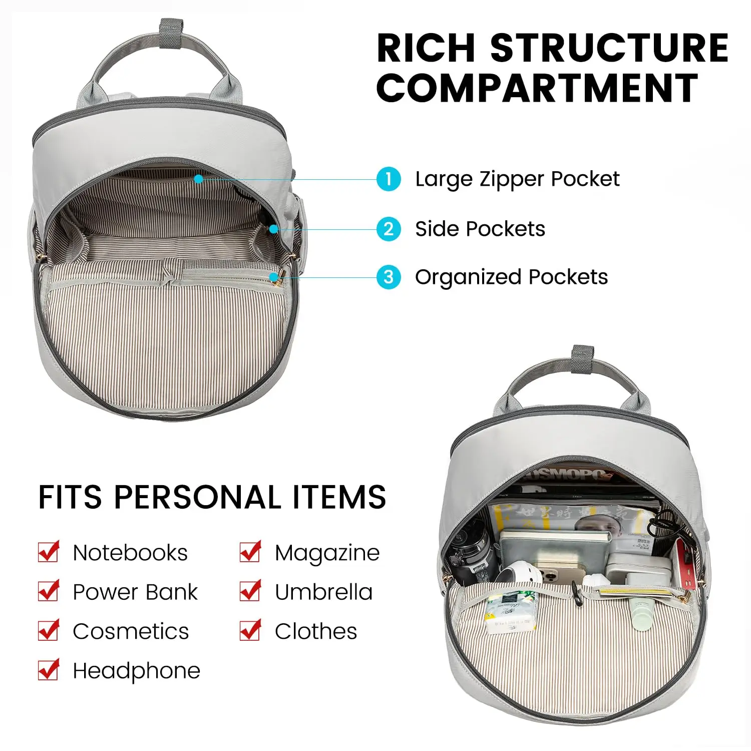 Backpack With Usb Charging Interface School Bag Backpacks School Bags ...