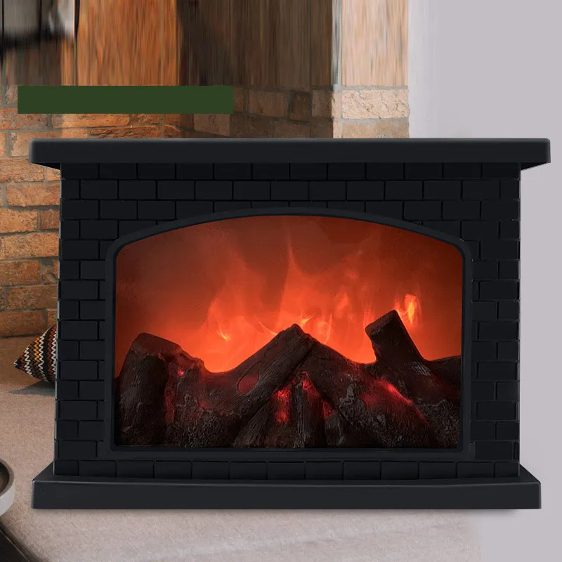 Led Light Lantern Flame Effect Flickering Lamps Simulated Fireplace ...