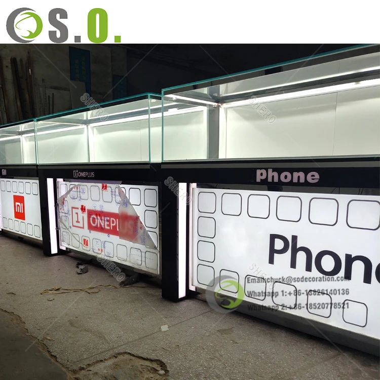 Shop Shelves and Retail Display Glass Cabinets Customized Counter ...