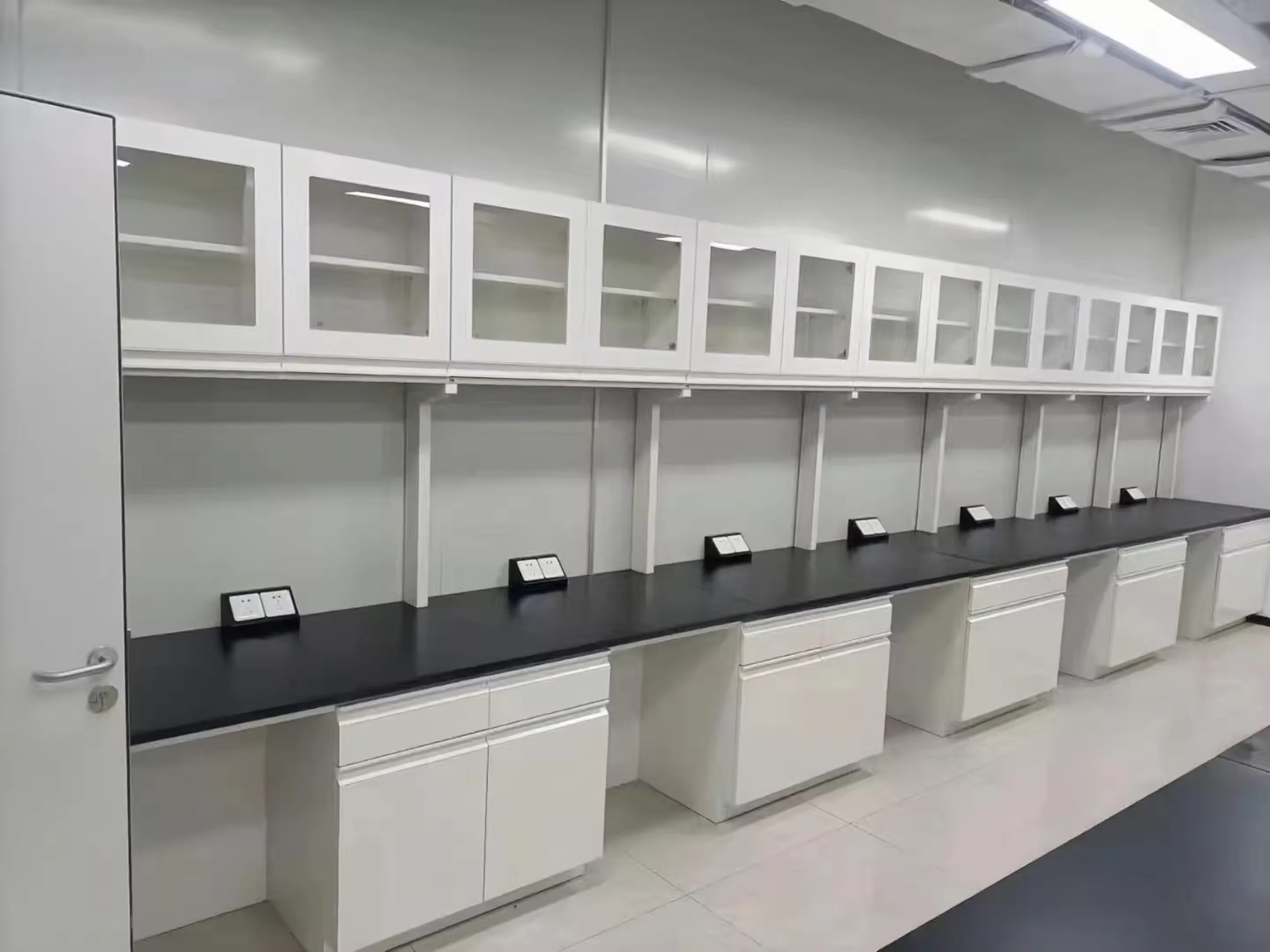 OEM Medical Chemical Biology Wood Steel Island Wall Lab Bench ...