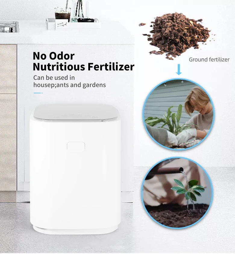 Kitchen Composting Food Waste Recycle Making Dry Processor Grinder ...