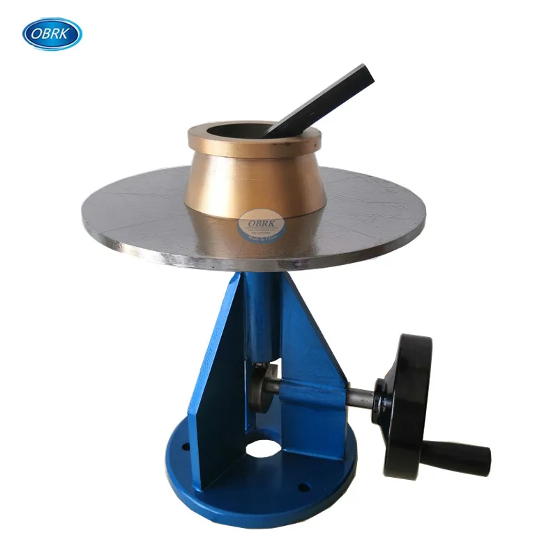 Manual Cement Flow Table ASTM C230 - Customized Support