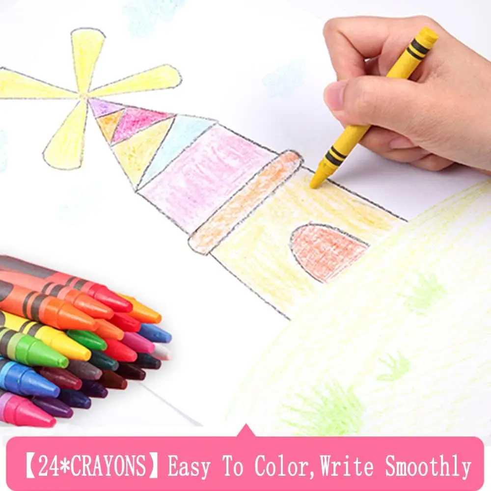 Kids Coloring Drawing Art Sets - 208 Pcs for Creativity