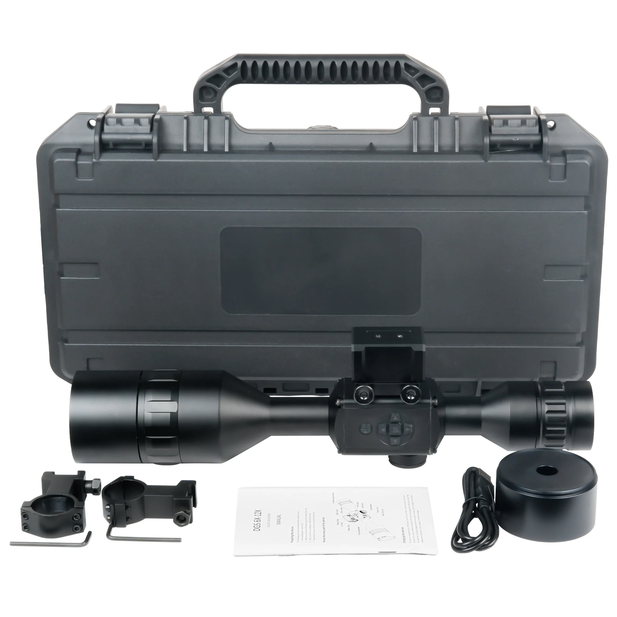 Eyebre Dgs 6-12x Color Night Vision Scope Day And Night Hunting Scope ...