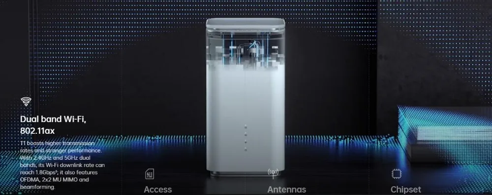 Original Hotspot Wireless Mobile Modem Oppo-t1a 5g Router Cpe Wifi Lte ...